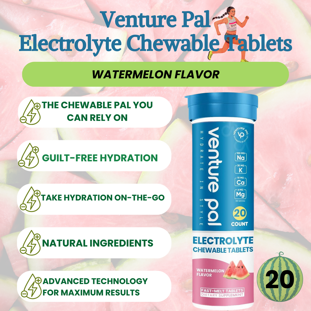 Venture Pal Chewable Fast-Melt Electrolyte Tablets Tablets Sugar Free ...