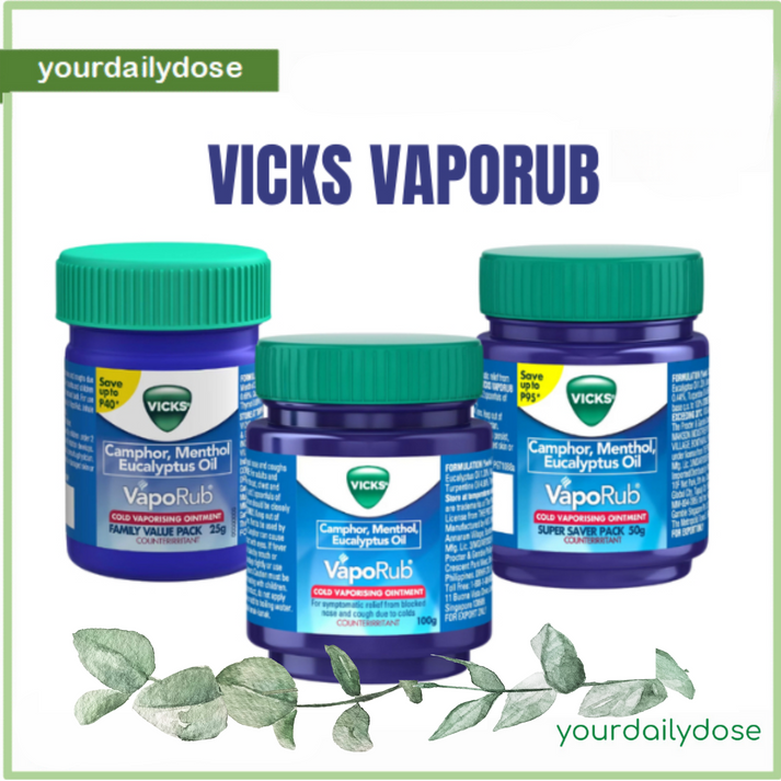 VICKS VAPORUB COLD VAPORISING OINTMENT – yourdailydose